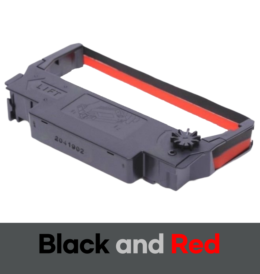 ERC-30 / ERC-34 / ERC-38 x 6 Pack Ribbon Black Red Ink Ribbon ERC30/34/ ...