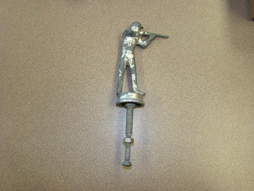 Collectible Vintage Shooting Marksman Trophy Heavy Metal Topper | eBay