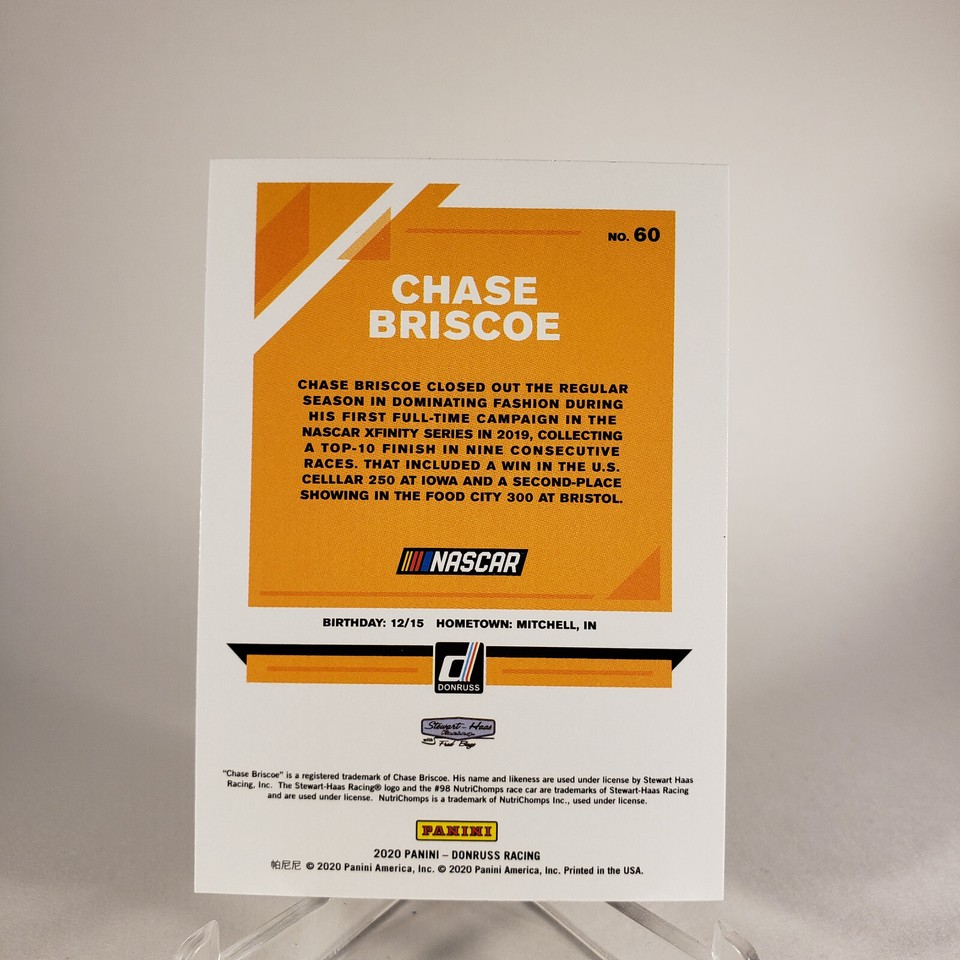 2020 Donruss NASCAR Racing SILVER Parallel Trading Cards | eBay