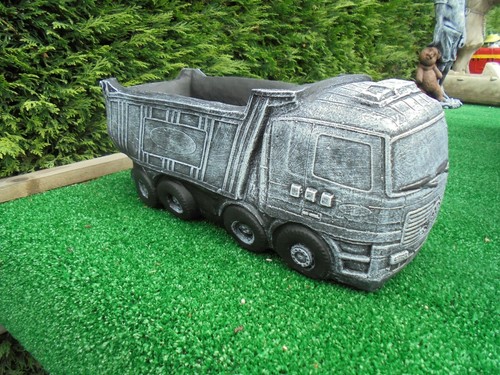 Tipper Lorry Planter Concrete garden ornament | eBay UK