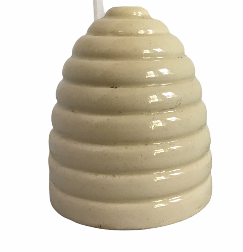 Unbranded Honey Hive Shaped Glazed Pottery Container Cork Hand ...