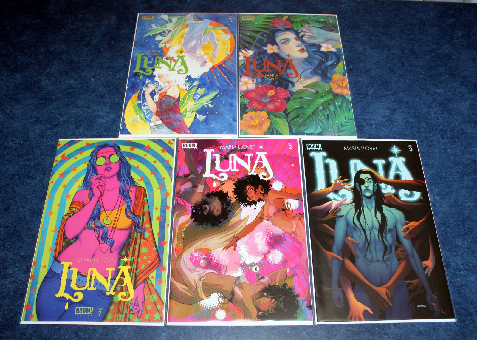 LUNA #1 2 3 4 5 1st print VARIANT set BOOM 2021 JENNY FRISON Maria ...