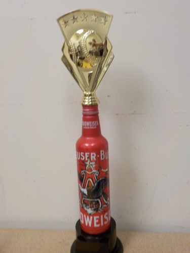 Budweiser Baseball or Softball, Men Women award trophy, w/ engraving ...