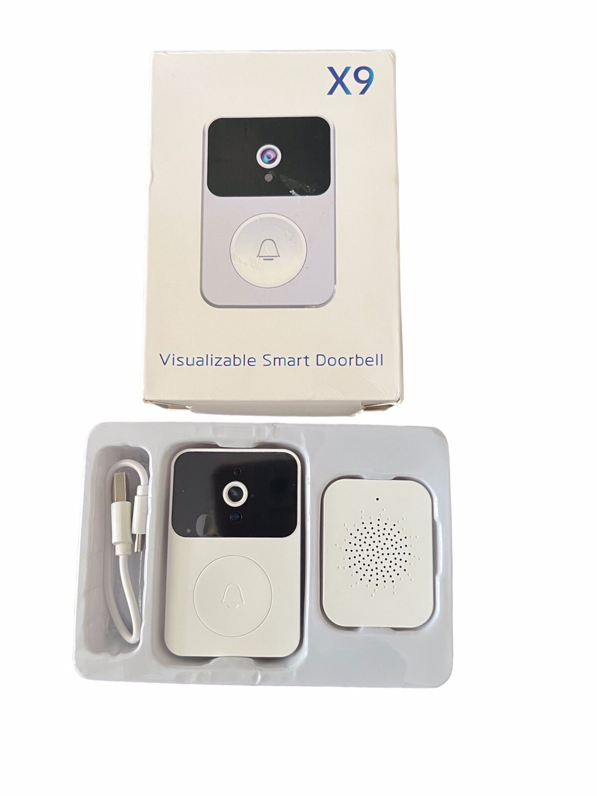 Wifi Wireless Smart Doorbell Security Intercom X9 Visualizable ...