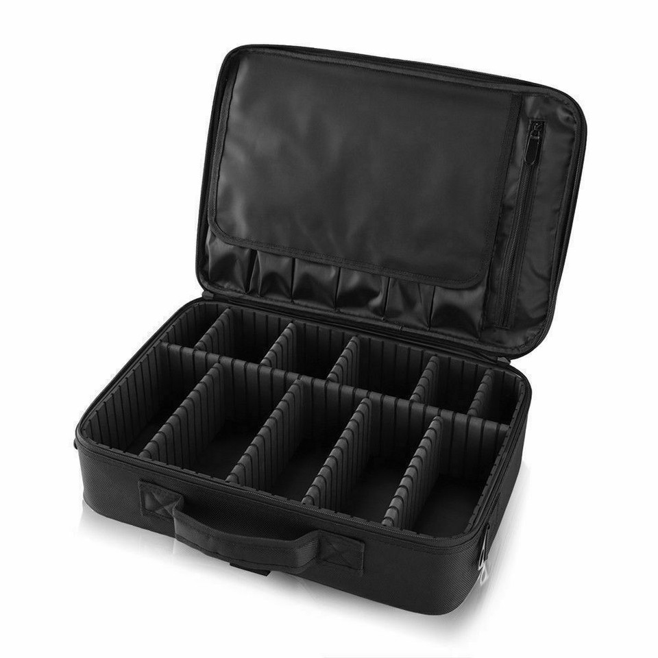 Extra Large Vanity Case Beauty Box Make up Jewelry Cosmetic Nail ...