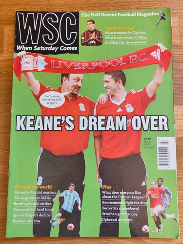 MAGAZINE - WSC When Saturday Comes Football Magazine #265 March 2009 | eBay