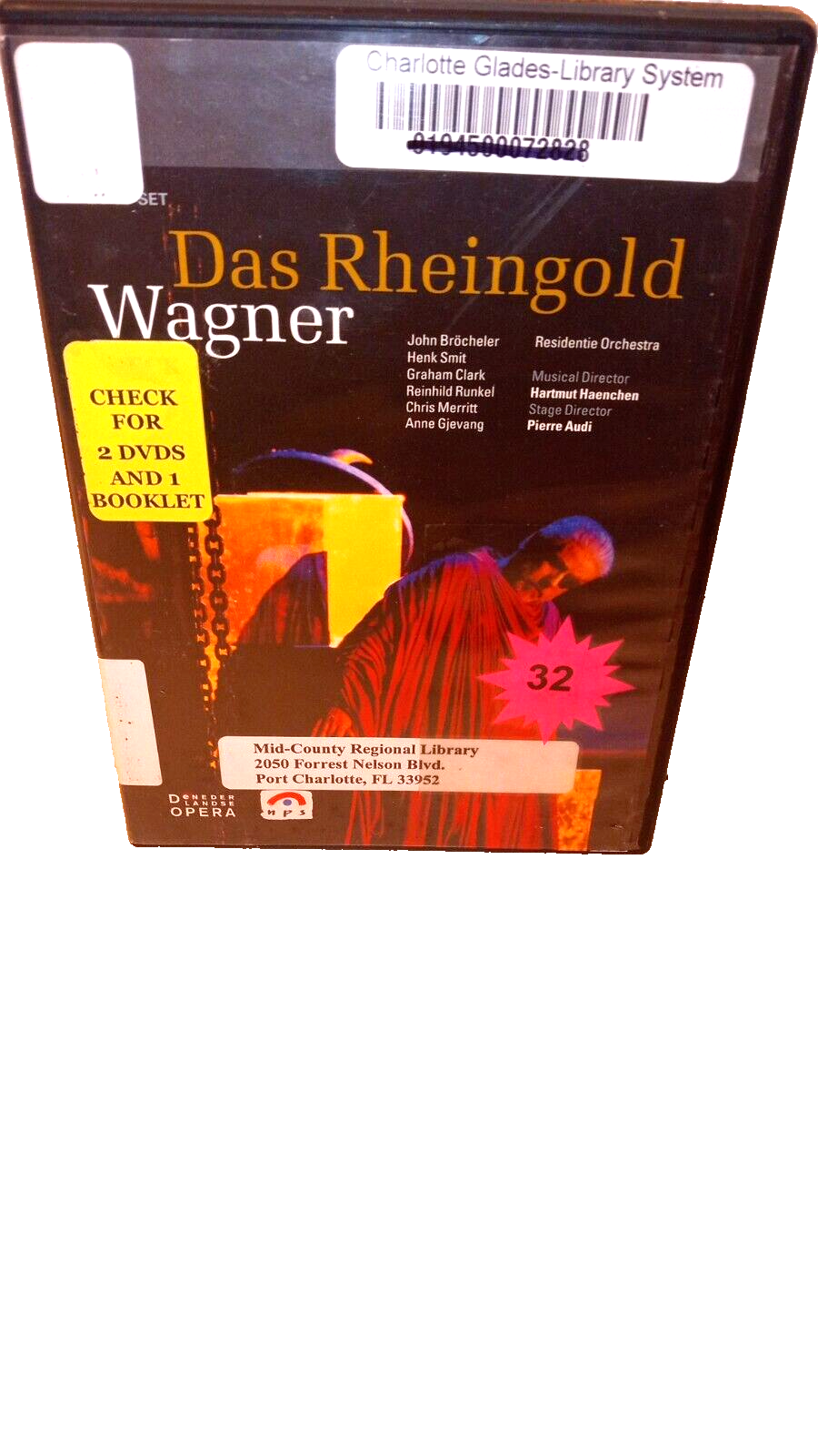 Wagner Das Rheingold (DVD, 1999) 2 disc set, Das Rheingold Richard ...