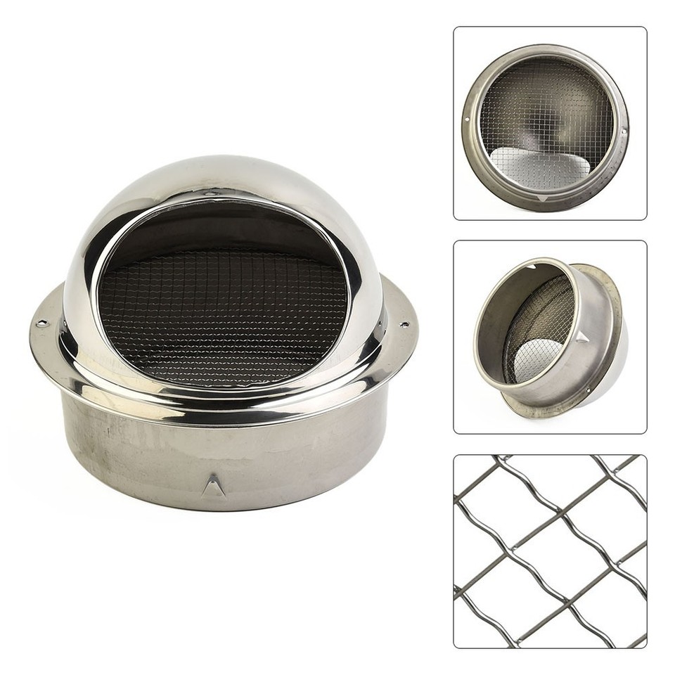 Air Vent Grille External Extractor Kitchen Fans & Vents Stainless Steel ...
