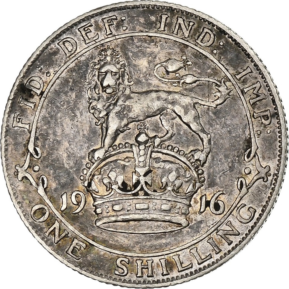 Großbritannien, George V, Shilling, 1916, Silber, VZ, KM:816 | eBay