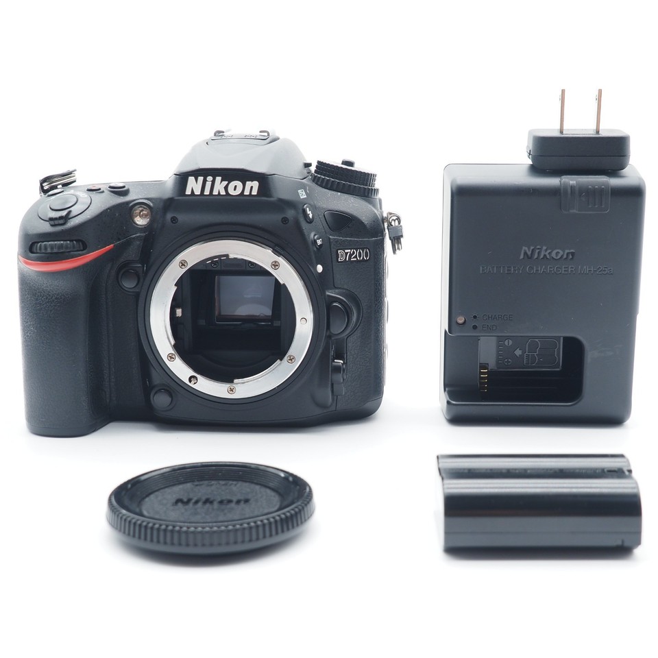 Near Mint Nikon D7200 24.2MP DSLR Digital Camera Black Body ...