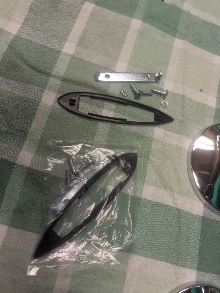 Pair New 1964 1965 Chevelle El Camino Malibu Mirrors Bowtie 63-64 ...
