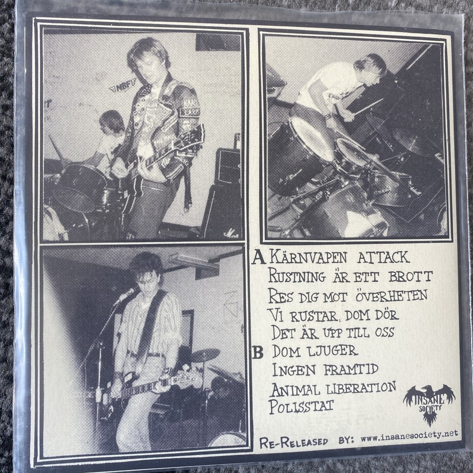 Mob 47 .. Karnvapen Attack 7” INSANE SOCIETY RECS RE ISSUE | eBay UK