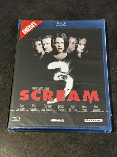 SCREAM 3 BLURAY NEVE CAMPBELL PATRICK DEMPSEY COURTENEY COX VF NEUF SOUS BLISTER | eBay