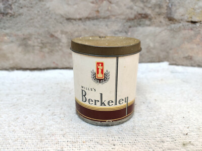 1940s Vintage Wills Berkeley Cigarette Round Tin Box Bristol London ...