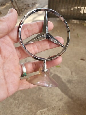 3" Chrome Mercedes W114 W115 Radiator Grill Hood Star Emblem Genuine | eBay