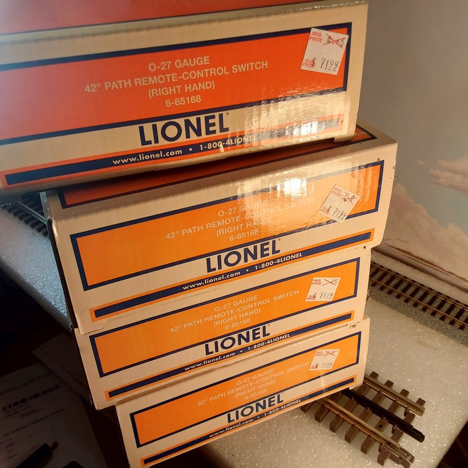 Lionel 2 Pcs 65168 042 Turnouts NEW | eBay
