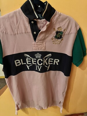 Very RarePolo Ralph Lauren Vintage Mens Bleeker IV Custom Shirt M Pink ...