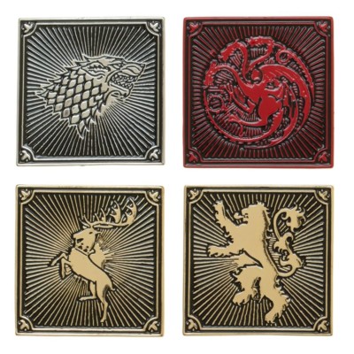 Official Game of Thrones House Pins Stark Targaryen Lannister Baratheon ...