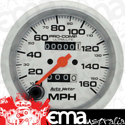 AutoMeter AU4493 Ultra-Lite 3-3/8" Mech Speedometer 0-160MPH | eBay ...