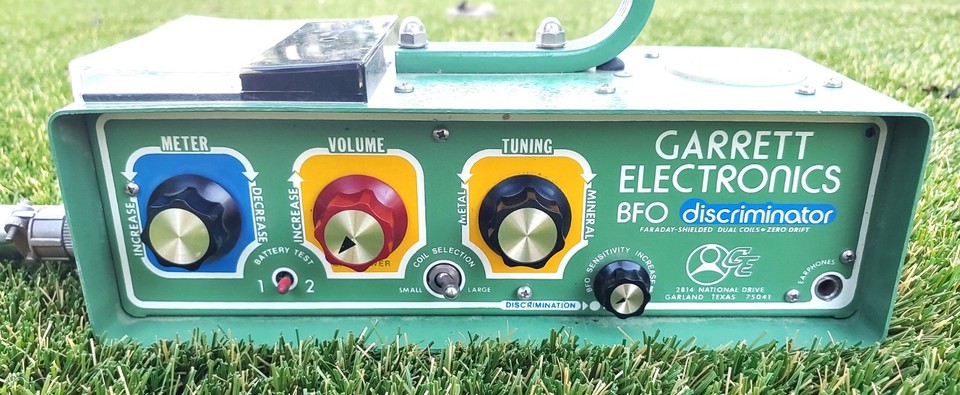ESTATE: Garrett Master Hunter BFO Discriminator Metal Detector Hip ...