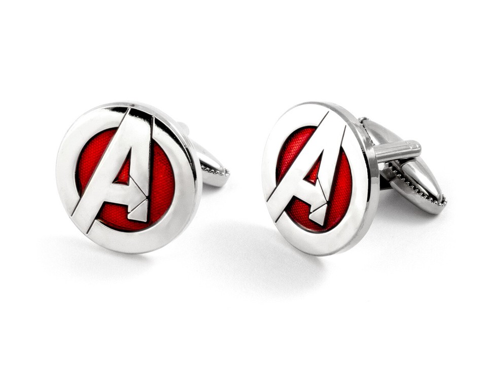 Avengers Cufflinks, Marvel Tie Clip, Captain America Cuff links, Iron ...