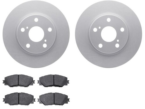 For 2008-2015 Scion xB Brake Pad and Rotor Kit Front Dynamic Friction ...