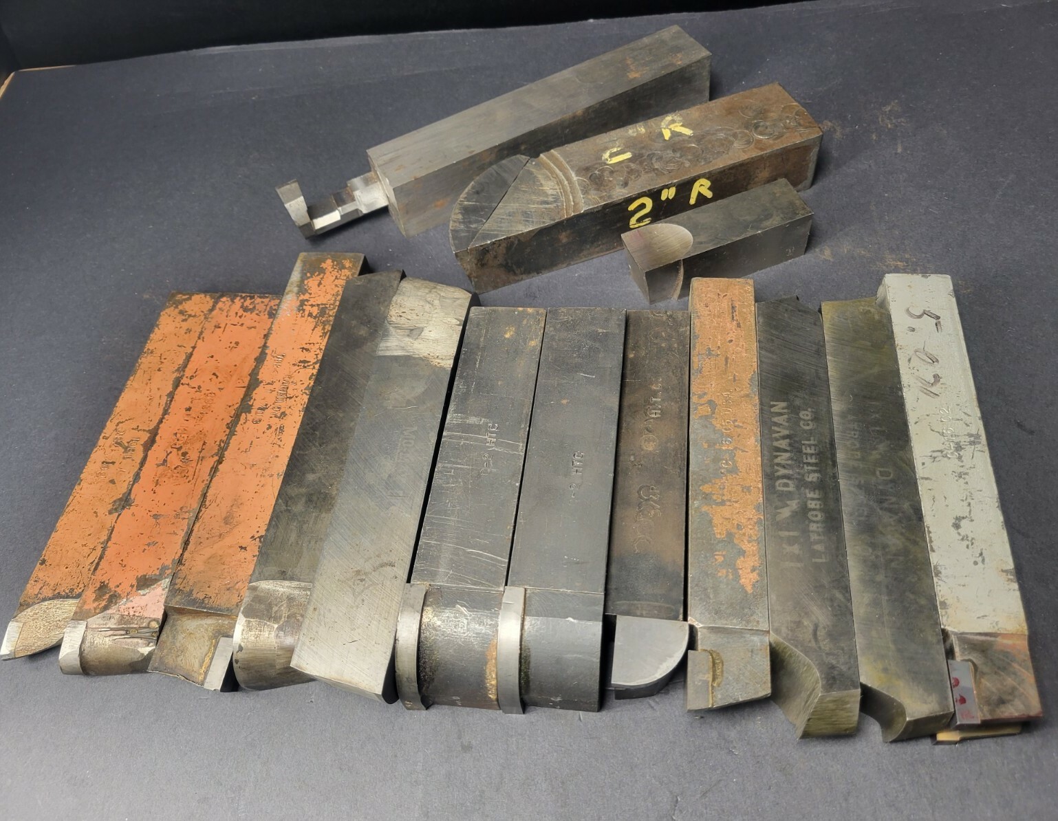 15pc USA 1" & 1¼" Cleveland MoMax Cobalt Latrobe HSS Carbide Tool Bits ...