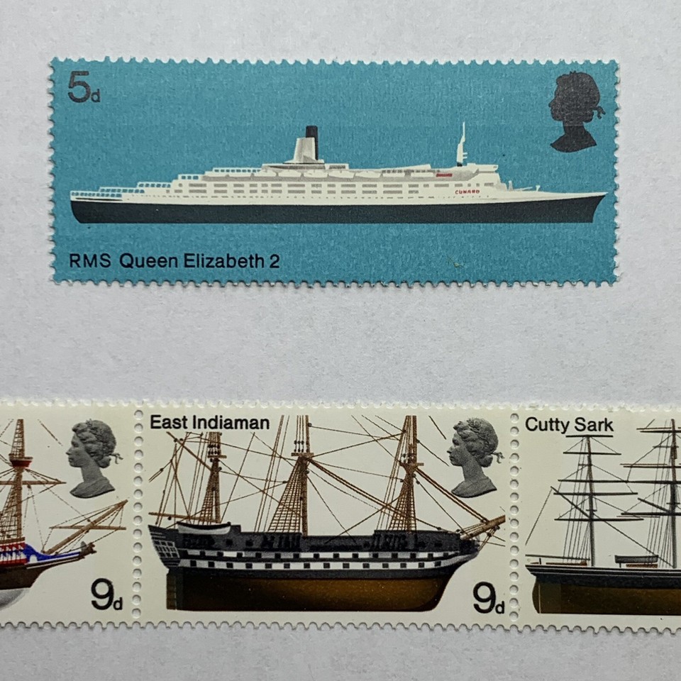 GREAT BRITAIN MNH BOATS SHIPS STAMPS LOT QUEEN ELIZABETH II | eBay