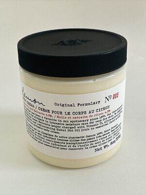 C.O. Bigelow Lemon Body Cream No. 005 8oz | eBay