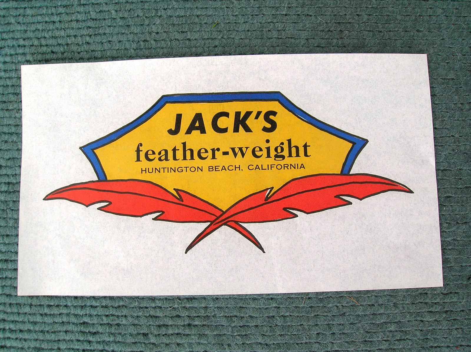 Vintage original jacks surfboard surfing surf longboard large laminate ...