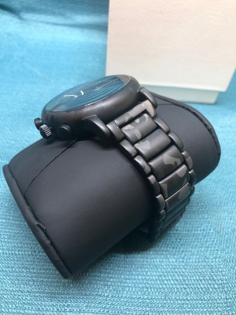 100 Emporio Armani AR11045 Luigi Camouflage Black Dial Quartz Men's ...