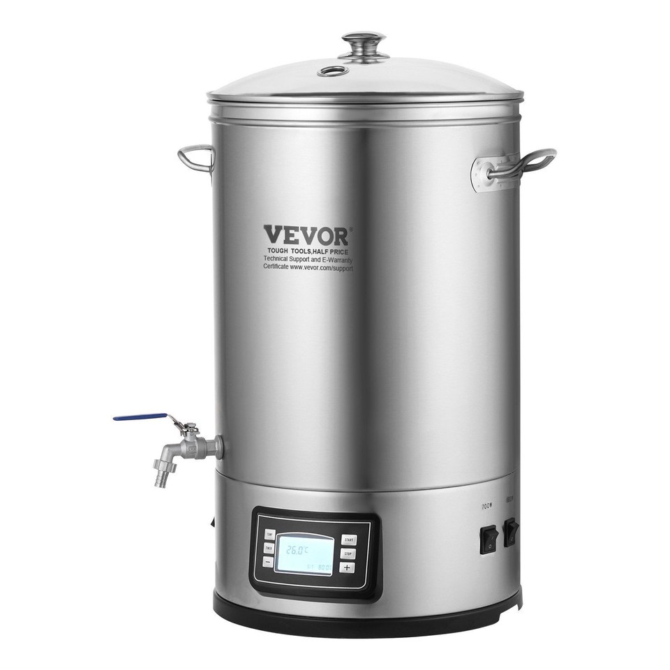 Electric Brewing System, 8 Gal Brewing Stock Pot, All-in-One Home Beer ...