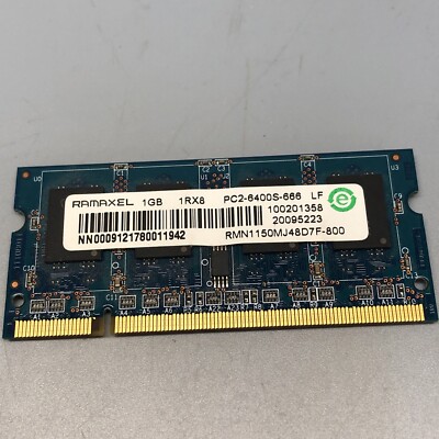 RAMAXEL 1GB 1Rx8 PC2-6400S-666 Laptop Ram Memory | eBay