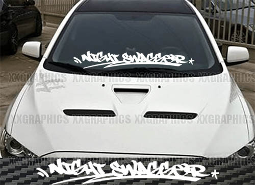 Night Swagger Windshield Decal Sticker JDM Banner Car Truck USDM SUV ...