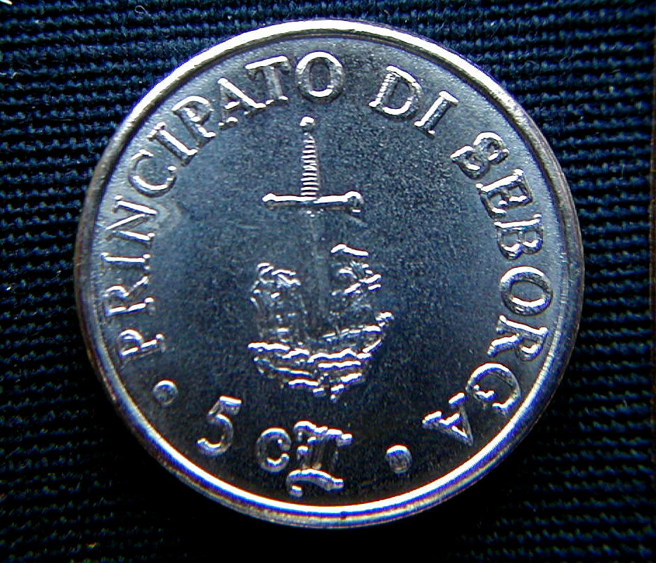 1995 Italy SEBORGA PRINCIPATE rare coin 5 cents UNC Giorgio I | eBay