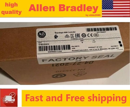 New Factory Sealed Allen Bradley 1756-L83ES /B Processor GuardLogix ...