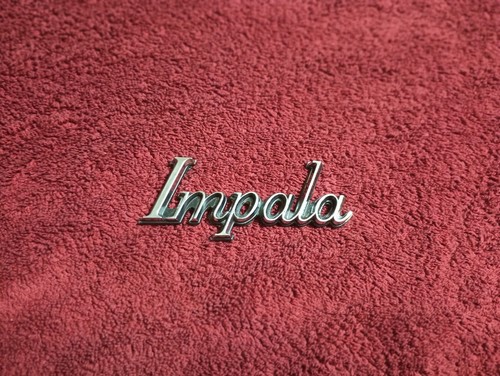 Original Vintage 1970's Chevy Impala Script Emblem | eBay