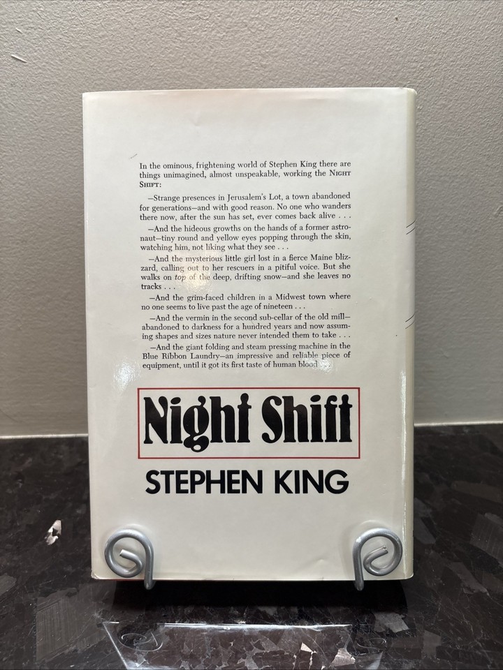 Stephen King Night Shift First Edition DoubleDay Hardcover 1978 Gutter Mark Nice | eBay