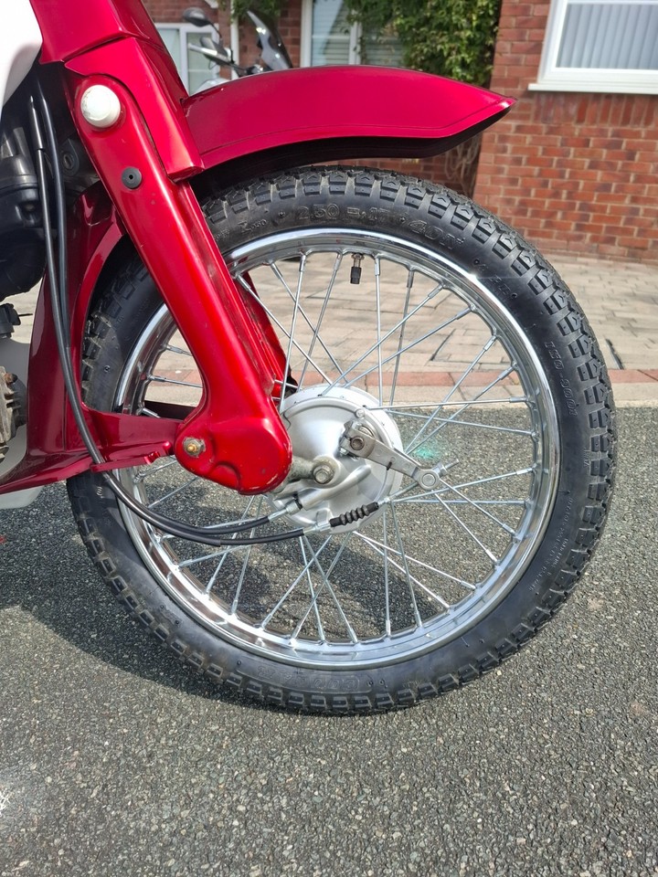 Honda c90 cub economy. Metallic red and white. 1 former keeper. First ...