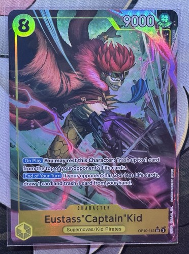 One Piece TCG: Royal Blood - EUSTASS "CAPTAIN" KID (Parallel Art) OP10-112 - NM | eBay