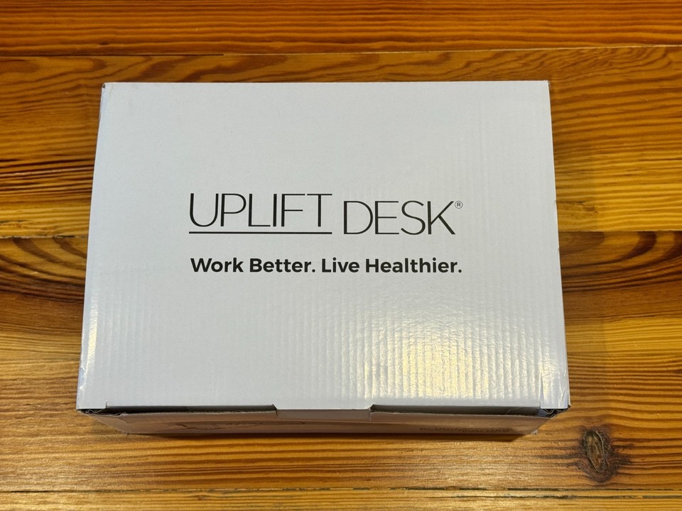 UPLIFT DESK Clamp-On or Under-Mount Power Outlets 2 USB Ports Black ...