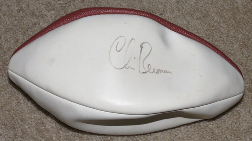 Chris Berman Autographed Full Size Football - ESPN - Wilson | eBay