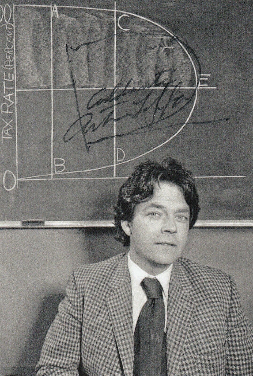 Arthur Laffer Hand signed 6x4 Inch Photo Economist Laffer curve | eBay