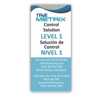 Control Solution Level 1 for TRUE Metrix Meter | eBay