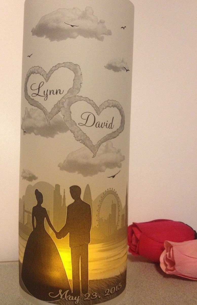 Personalized Wedding Luminaries