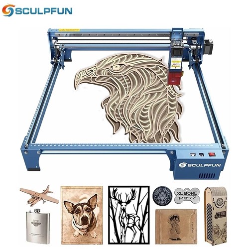 SCULPFUN S10 Laser Engraving Machine 10W DIY Laser Engraver Cutter 410 ...