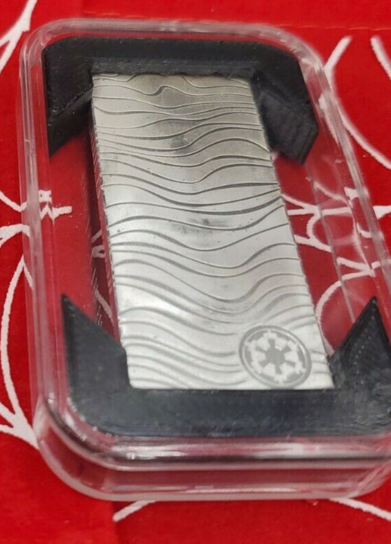 2022 NIUE Star Wars MANDALORIAN BESKAR BAR⭐1 Oz. silver coin in 💎 ...