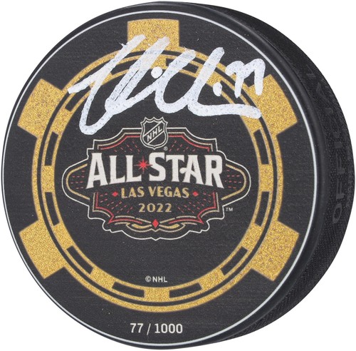 Victor Hedman Lightning Autographed 2022 NHL All-Star Poker Chip Hockey ...