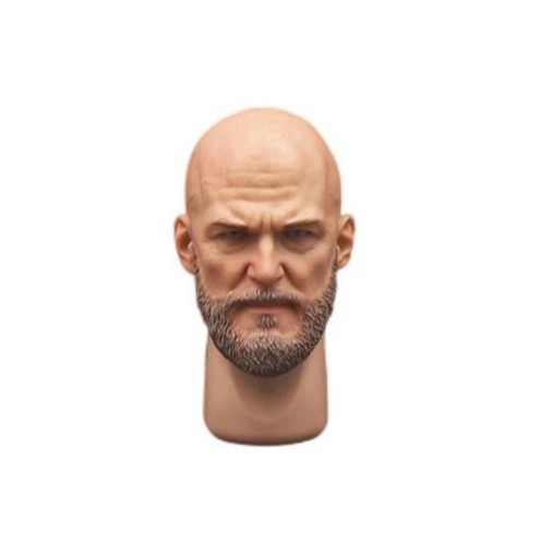 1/6 Male Head Sculpt Bald Beard Man For 12inch Action Figure Model Body ...