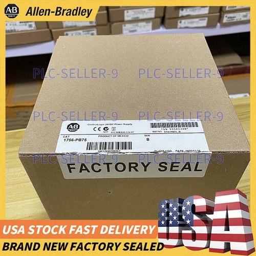 New Sealed 1756-PB75 Allen-Bradley ControlLogix AC Power Supply Free ...